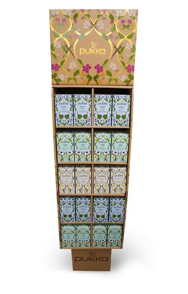 Pukka POS | 2022 Floor Display Stand EMPTY | Unit | Organic Trader